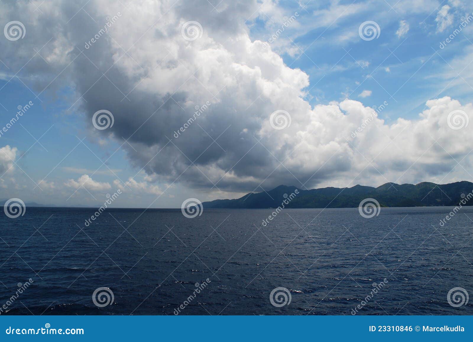 The sky over the sea stock photo. Image of andscape, clouds - 23310846