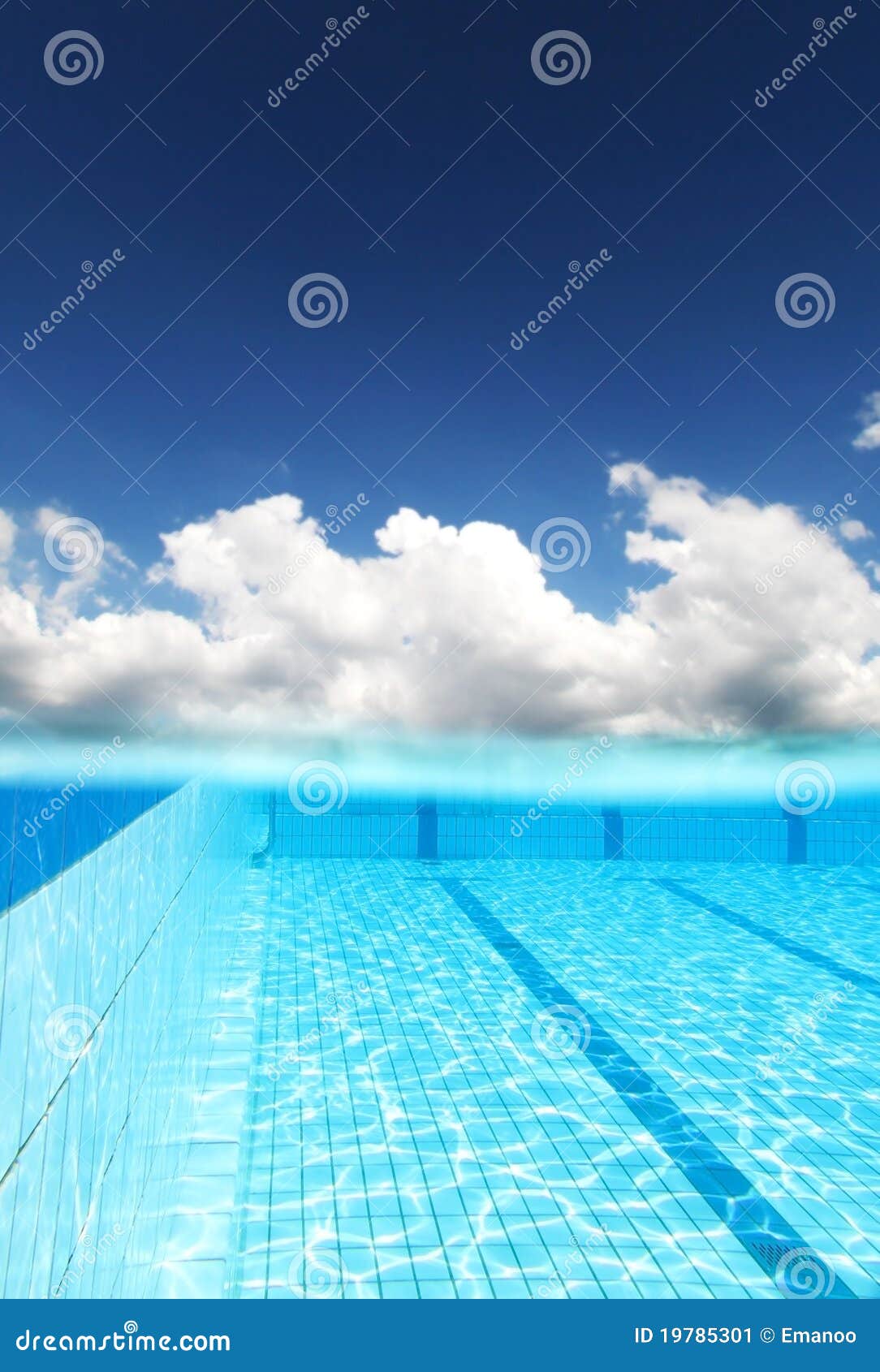 Sky over swimming pool stock image. Image of beauty, sport - 19785301