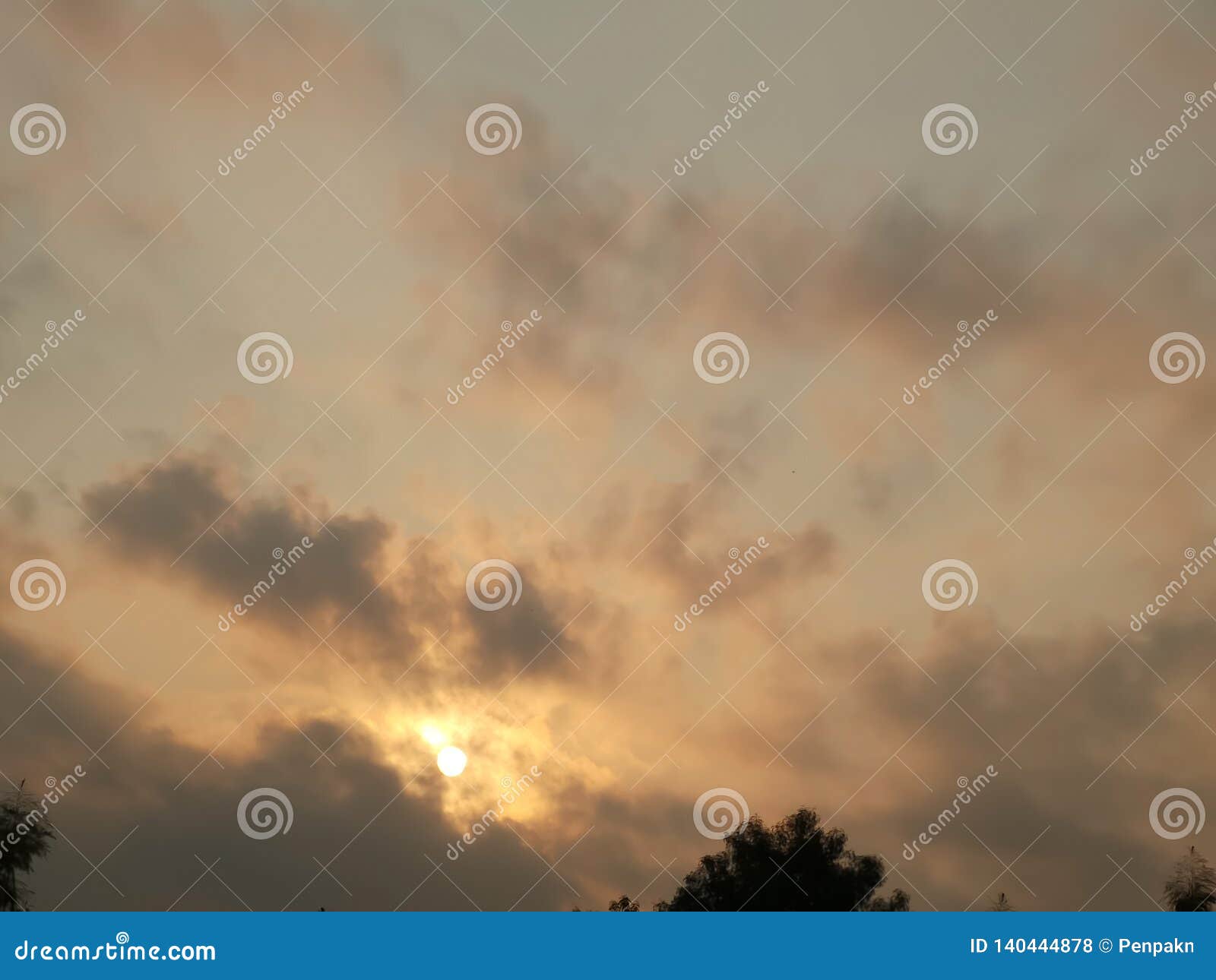 The Sky is Overcast the Sun Shining There are a Cloud in the Sky and ...