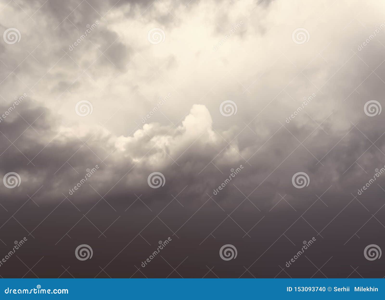 Sky-overlays. Dramatic Sky and Bad Weather with Dark Clouds Stock Photo ...