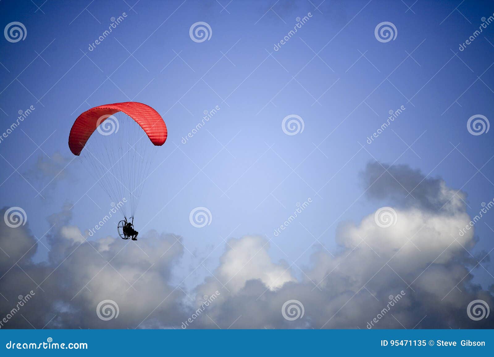 Sky Pilot stock image. Image of parachute, flight, wind - 95471135