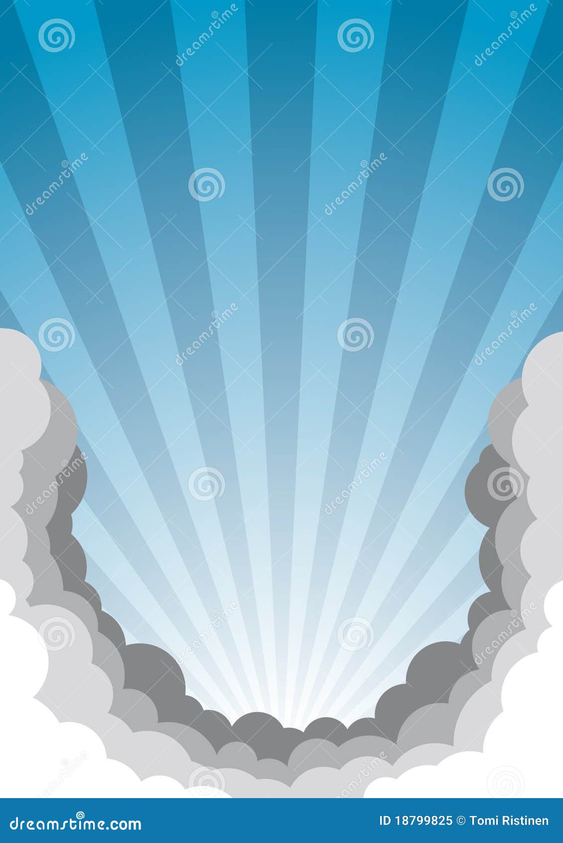 Sky poster template stock vector. Illustration of clouds - 18799825