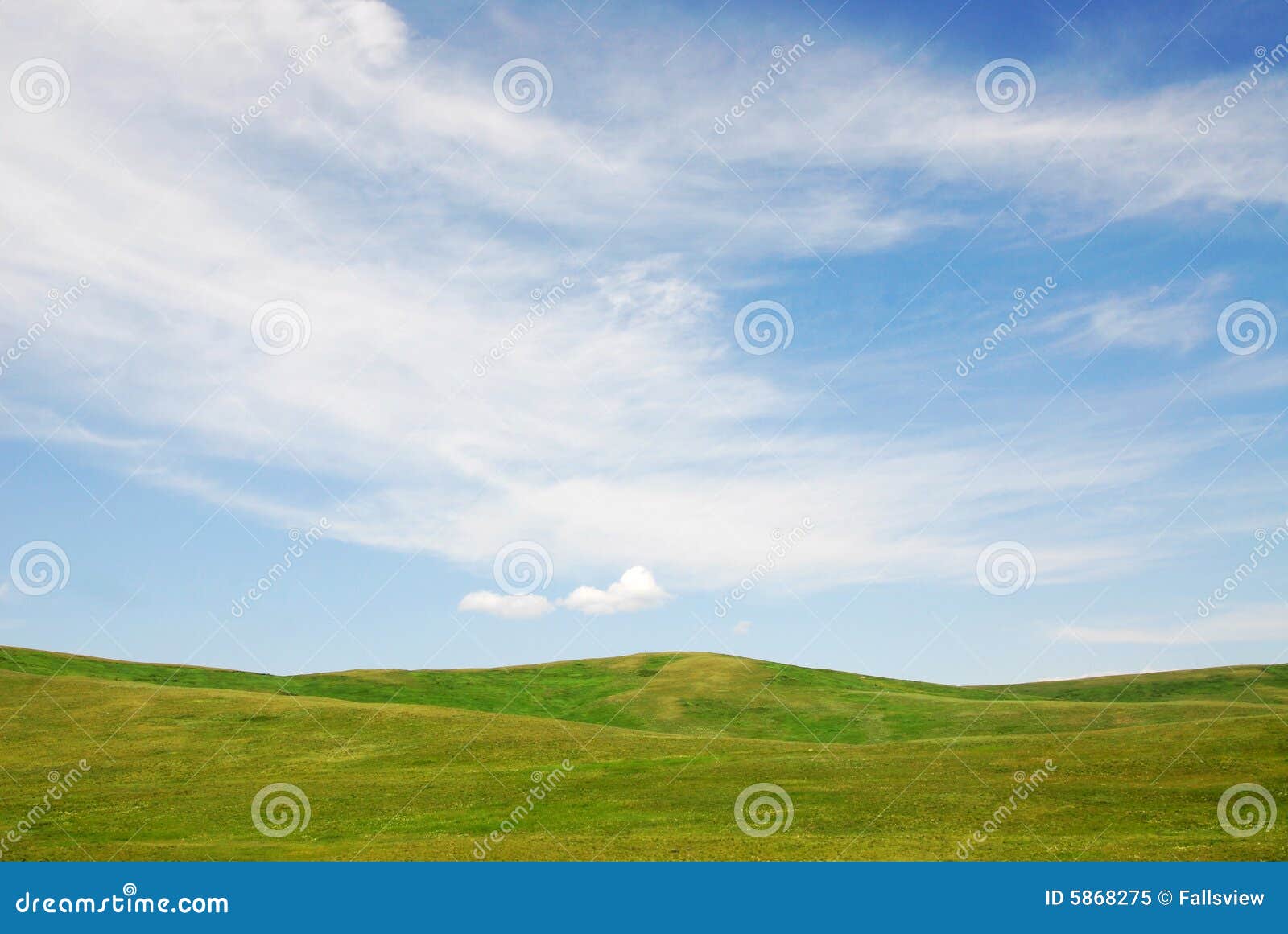 Sky and prairie stock image. Image of scene, nature, peace - 5868275