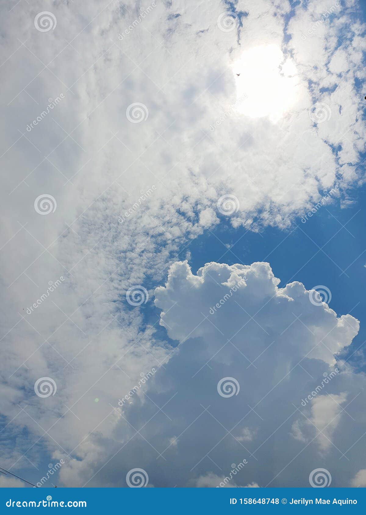 Sky stock photo. Image of vsco, processed, clear, clouds - 158648748