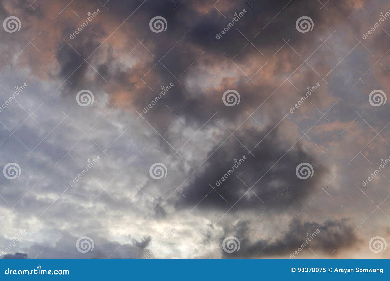 Sky before rain stock image. Image of evening, high, weather - 98378075
