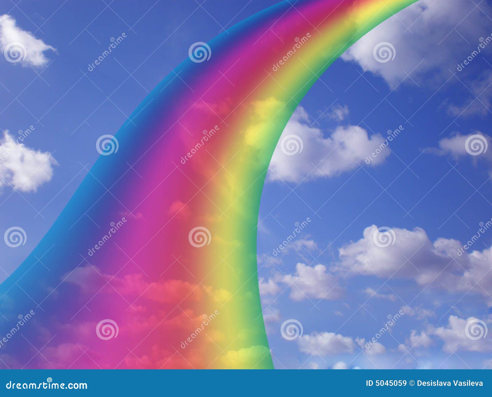Sky with rainbow stock image. Image of natural, clear - 5045059