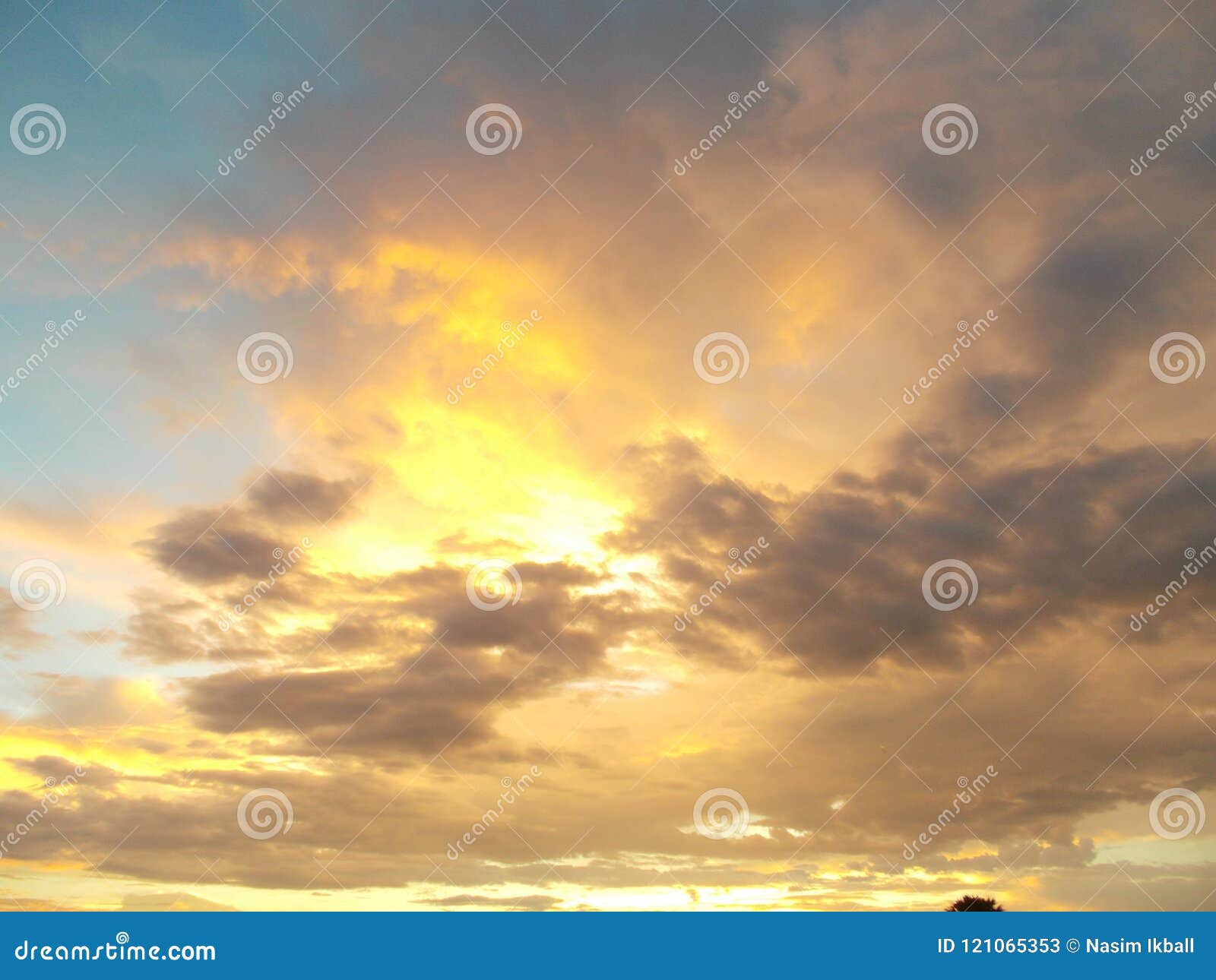 The sky of raining time. stock image. Image of beautiful - 121065353