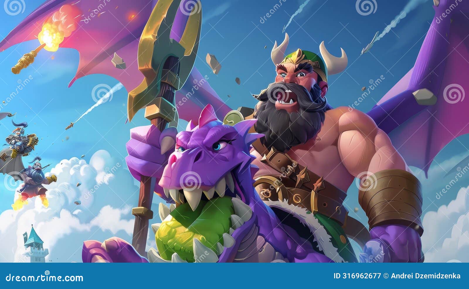 Dragon Hunt Royalty-Free Stock Photo | CartoonDealer.com #23309115