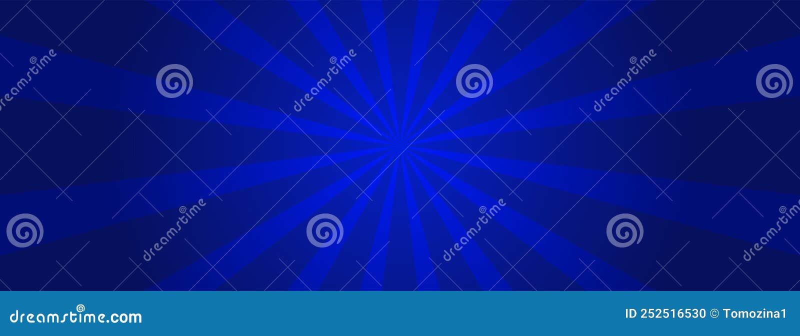 Sky, Rays Wide Blue Background Stock Vector - Illustration of radiate ...