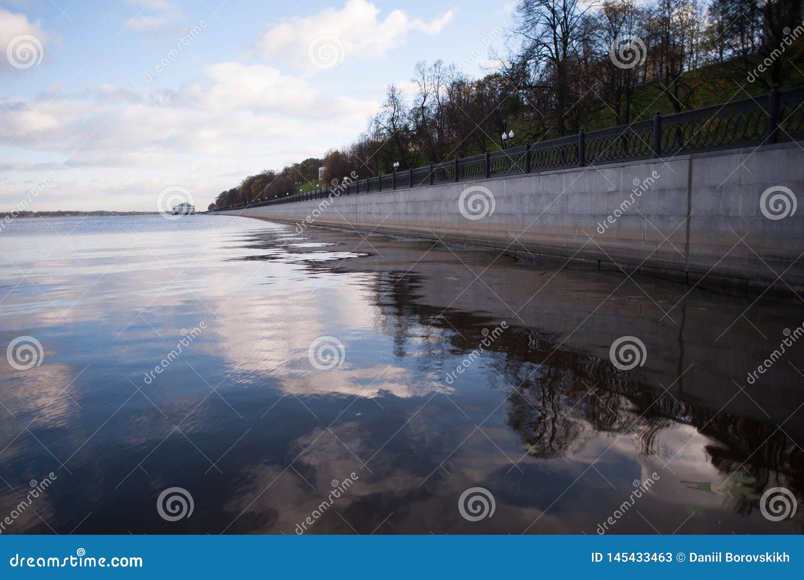 Sky reflection in water stock image. Image of asia, background - 145433463