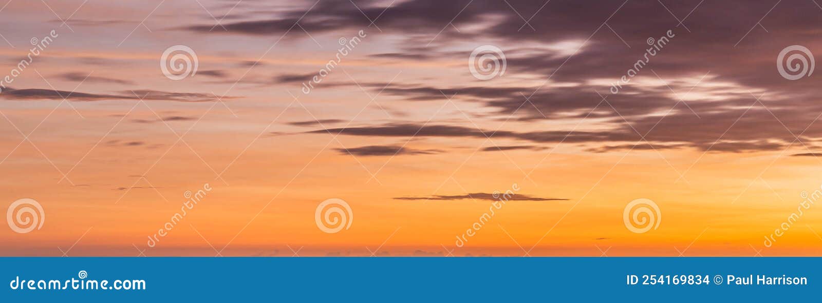 Sky Replacement Sunset stock photo. Image of dark, plain - 254169834