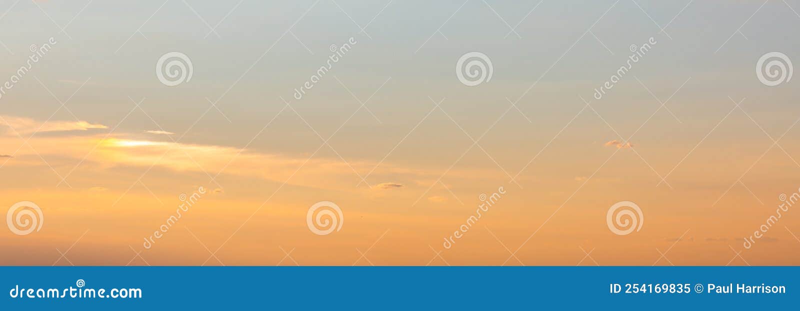 Sky Replacement Sunset stock image. Image of shore, horizon - 254169835