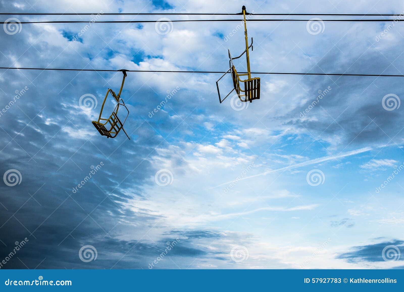 Sky ride stock image. Image of outside, amusement, wire - 57927783