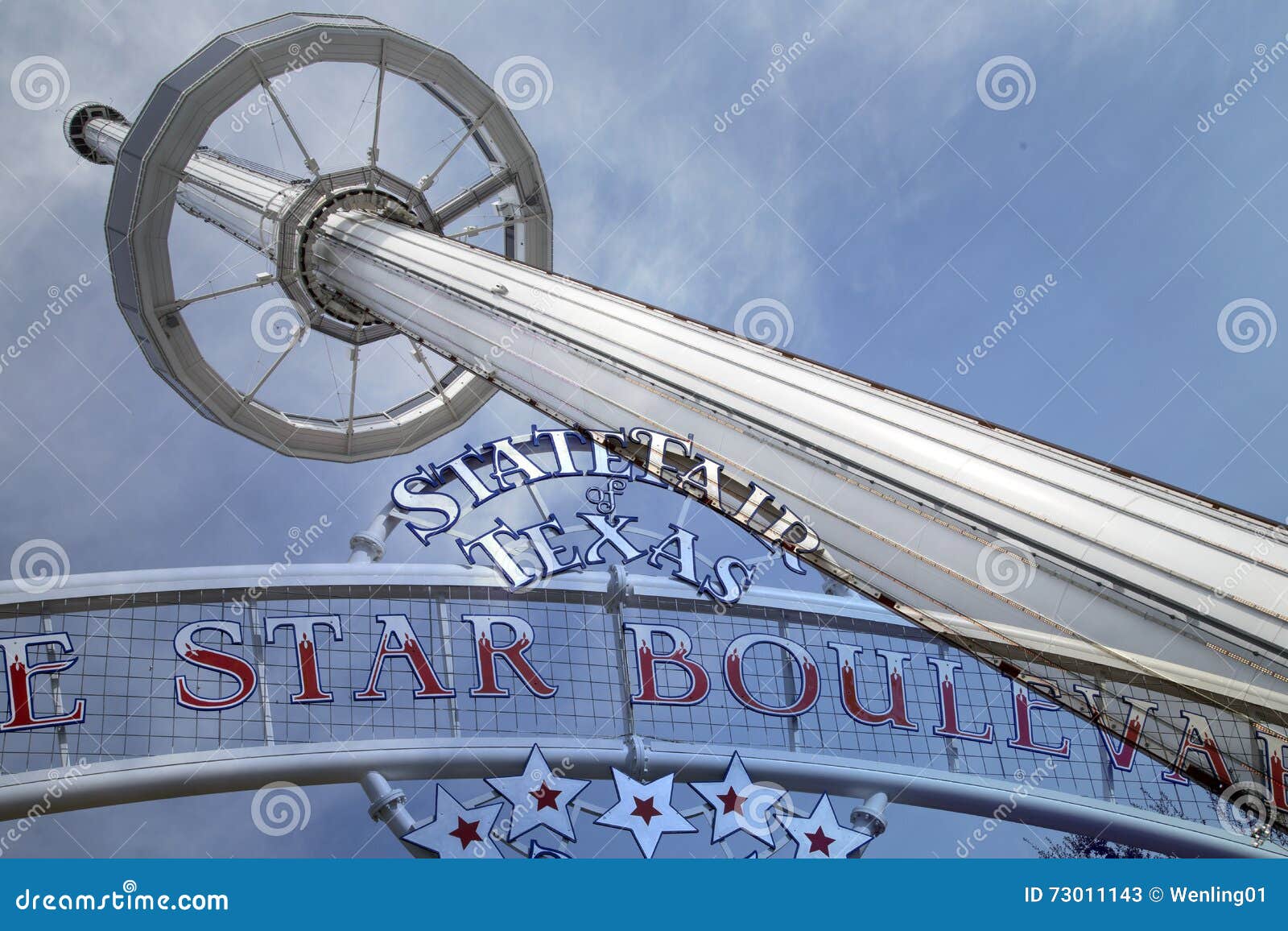 Sky ride at Fair Park editorial stock photo. Image of famous - 73011143
