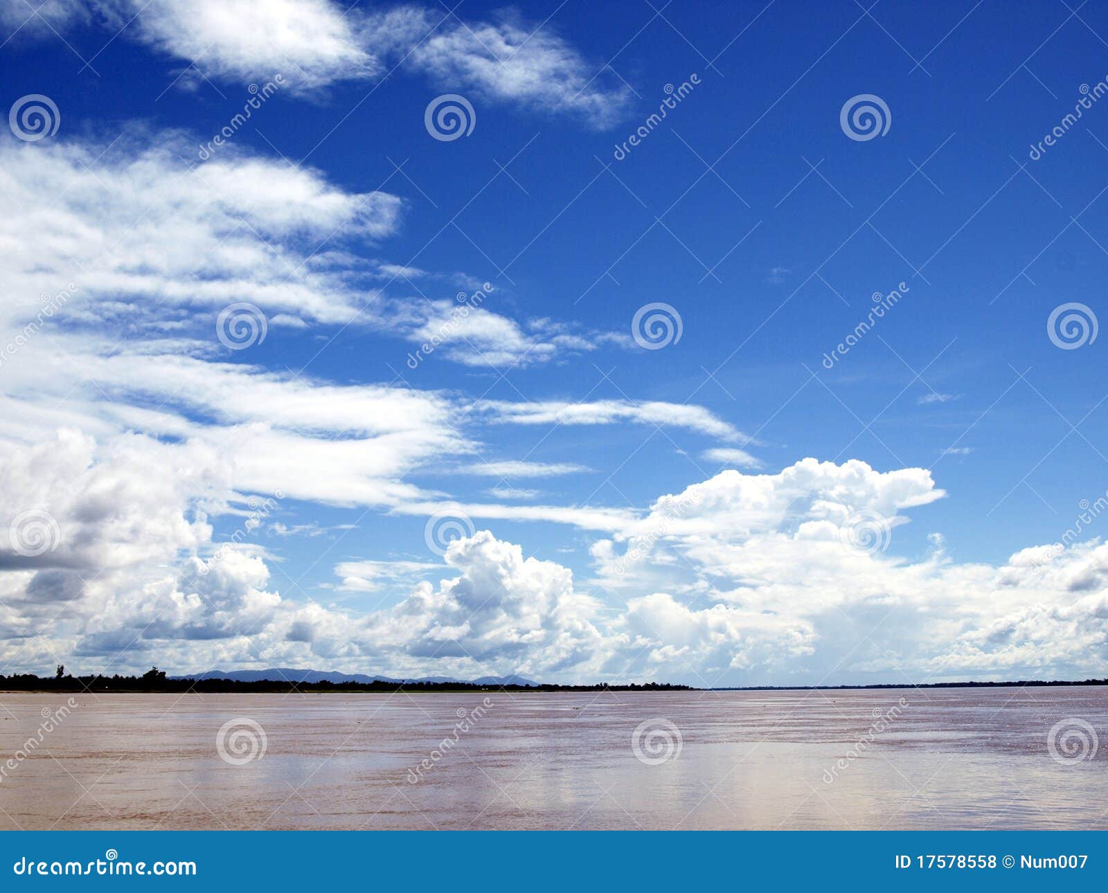 Sky and river stock photo. Image of nature, scene, summer - 17578558