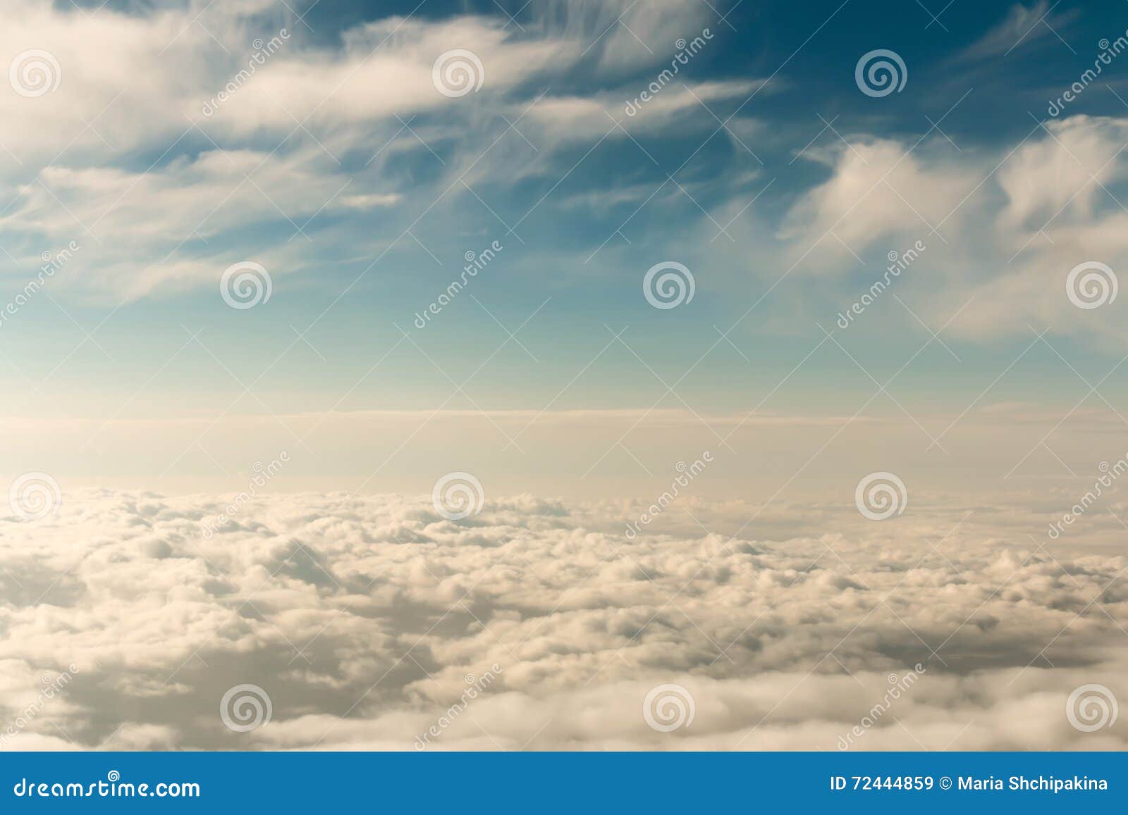 Sky Scenery with Different Types of Clouds Stock Image - Image of types ...