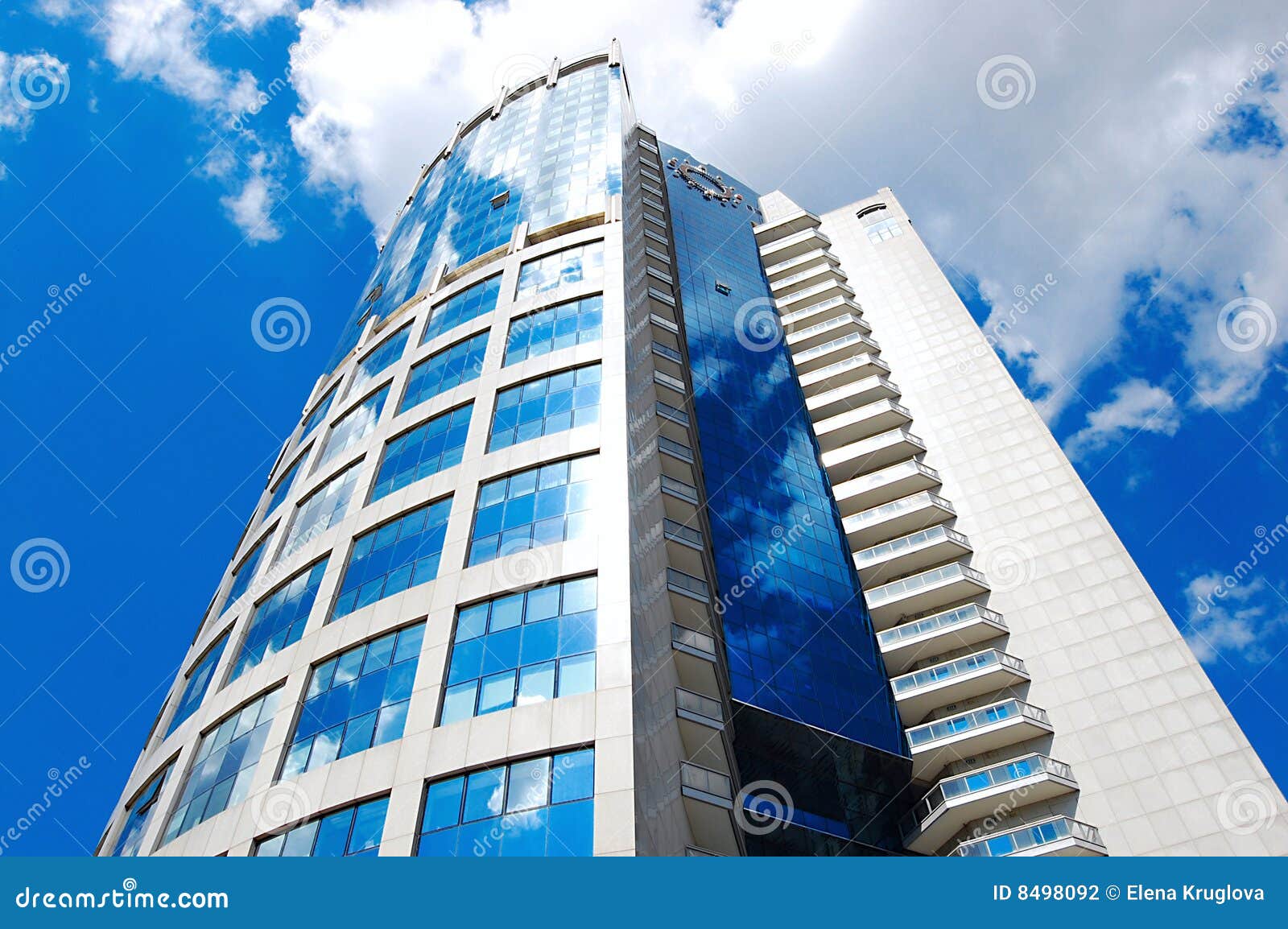Sky-scraper stock photo. Image of grand, vast, reflection - 8498092