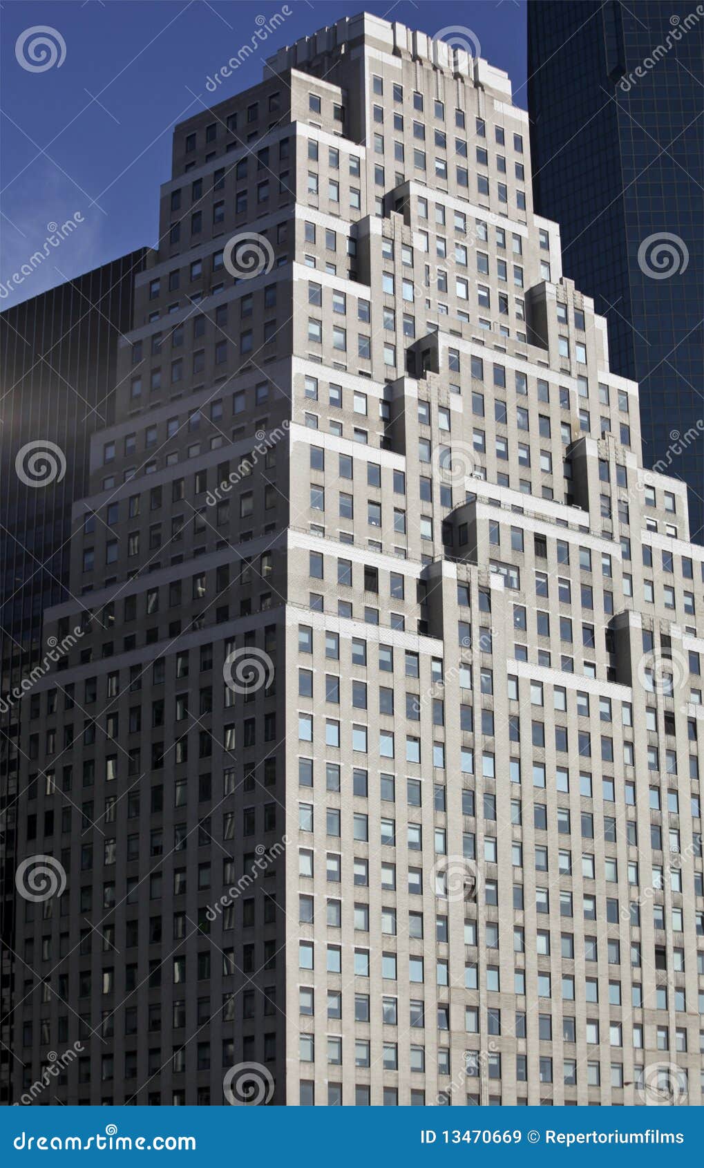Sky Scraper Building Art Deco Stock Image - Image of blue, facade: 13470669