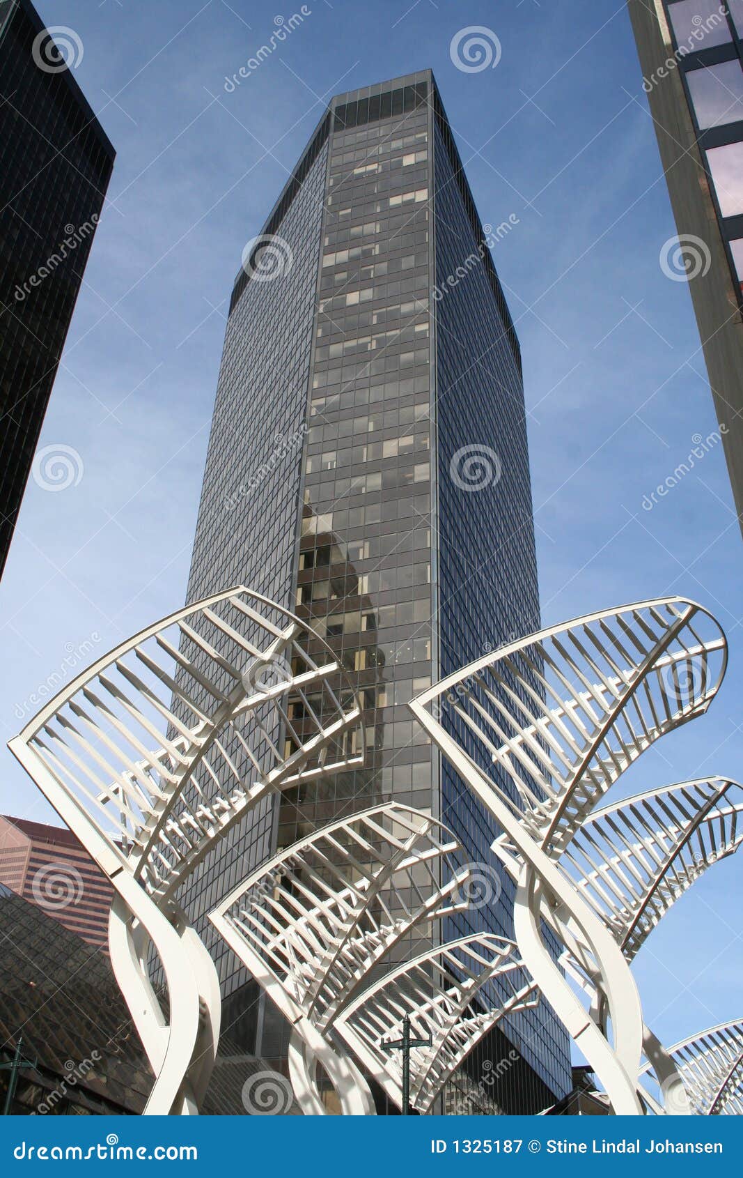 Sky scraper Calgary stock image. Image of metropolitan - 1325187