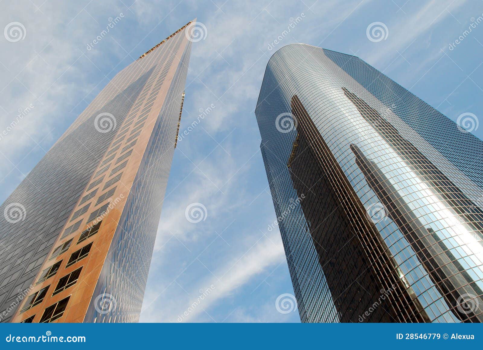 Sky-scrapers of Los Angelos Stock Image - Image of futuristic, building ...