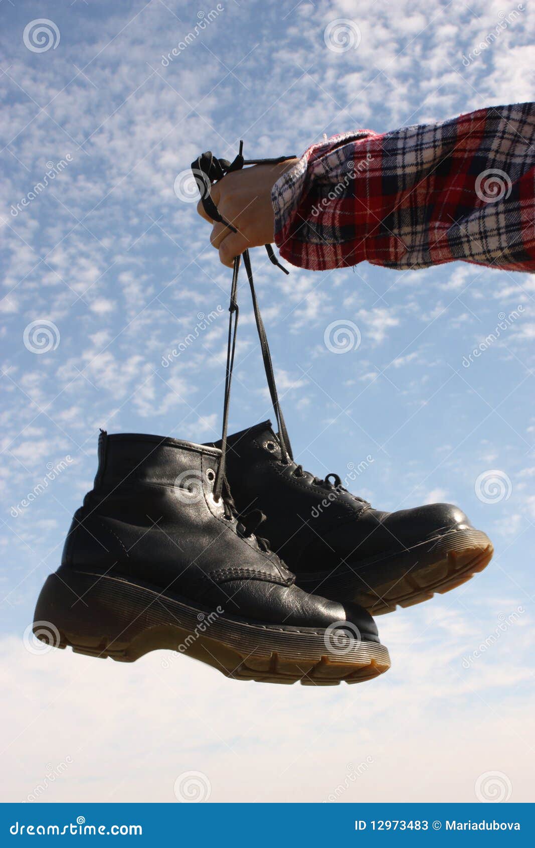 Sky and shoes stock image. Image of vacations, leather - 12973483