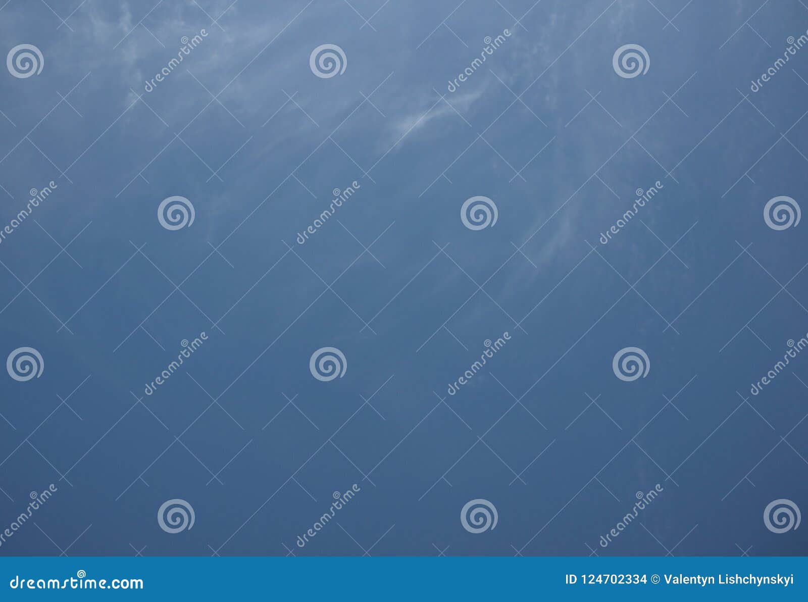 Sky Simple and Beautiful with Small Clouds Simple Background Stock ...