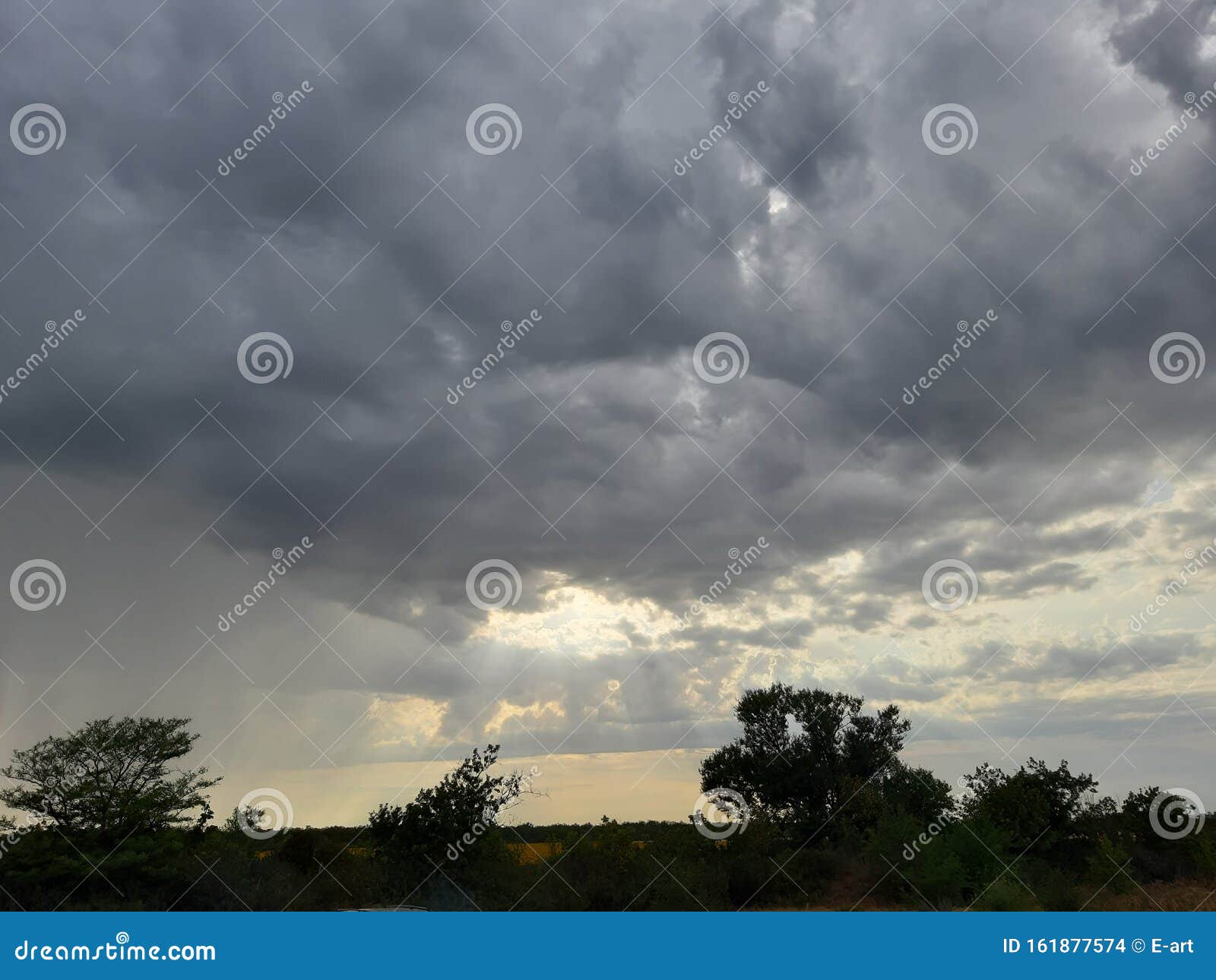Sky after storm stock photo. Image of clouds, light - 161877574