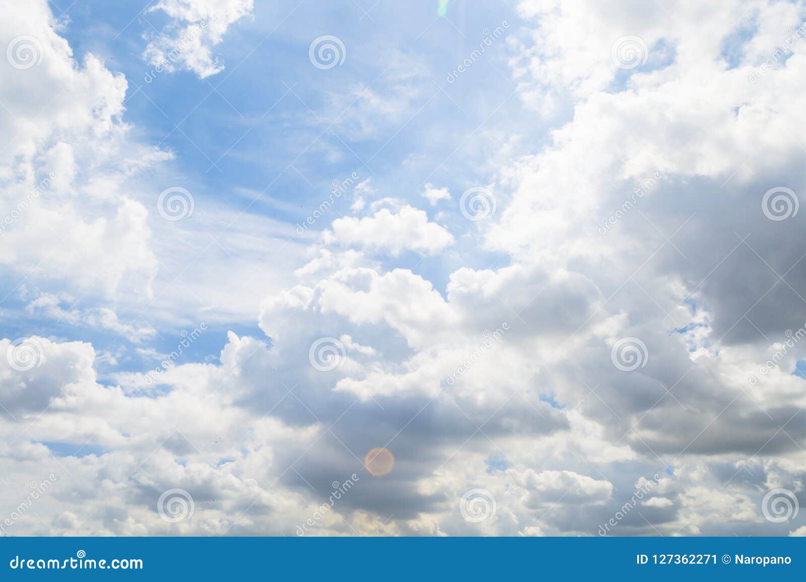 Sky Summer, Cloudy Background Sunny Air Atmosphere Stock Image - Image ...