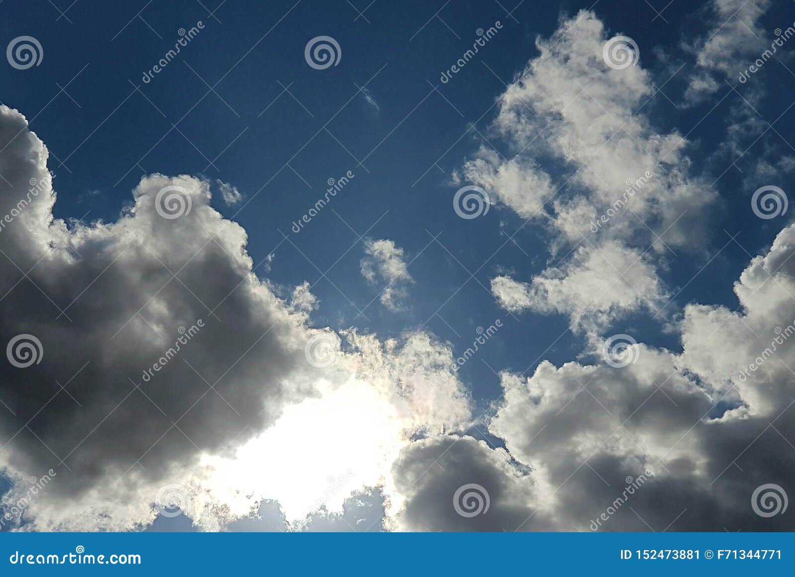 Photo of the Sun Covered by Clouds Stock Image - Image of view, cover ...