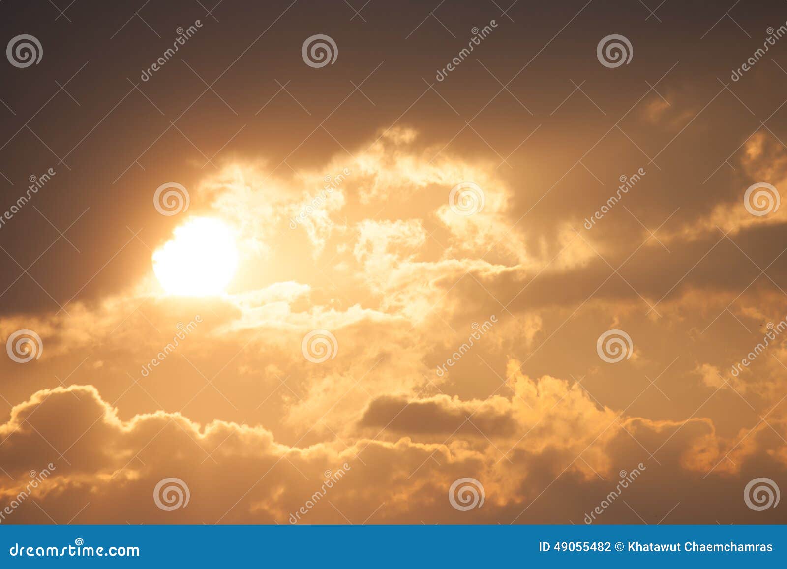 Sky with sunray stock photo. Image of outdoor, evening - 49055482