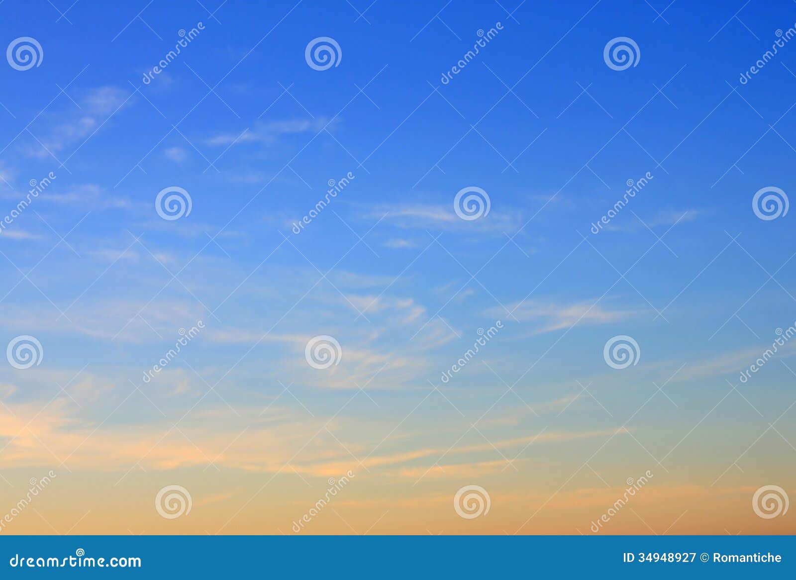Sky at sunrise stock image. Image of gradient, nature - 34948927