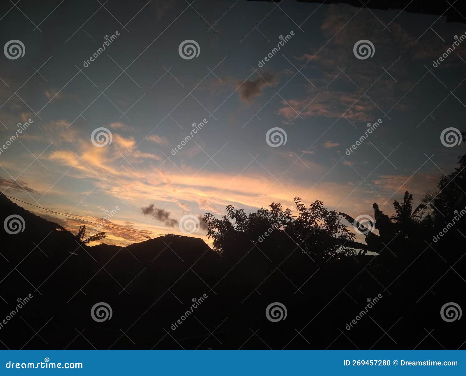 Sky Sunrise from Indonesia West Java Stock Photo - Image of indonesia ...
