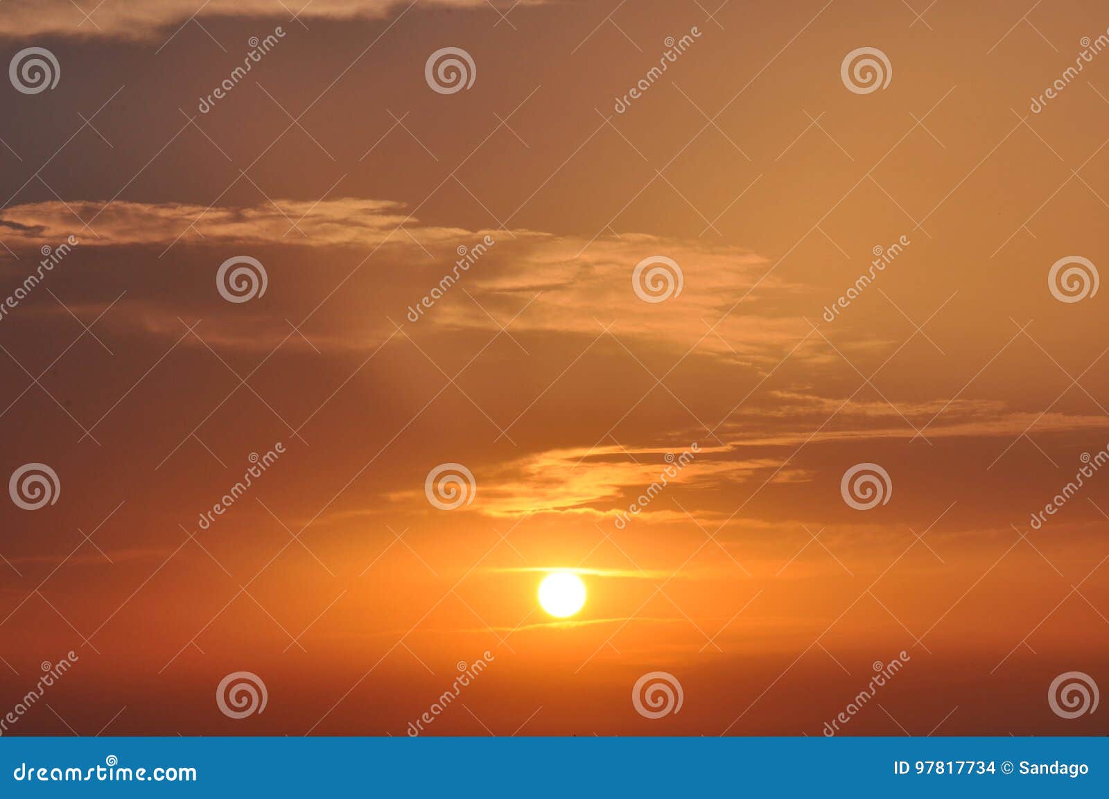 Sky in Sunset stock photo. Image of peace, sunshine, abstract - 97817734