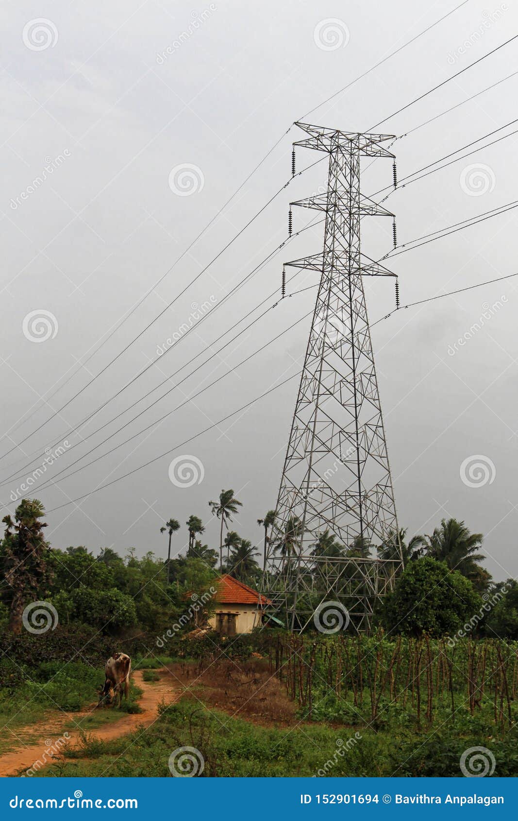 Sky with telecom tower stock photo. Image of island - 152901694