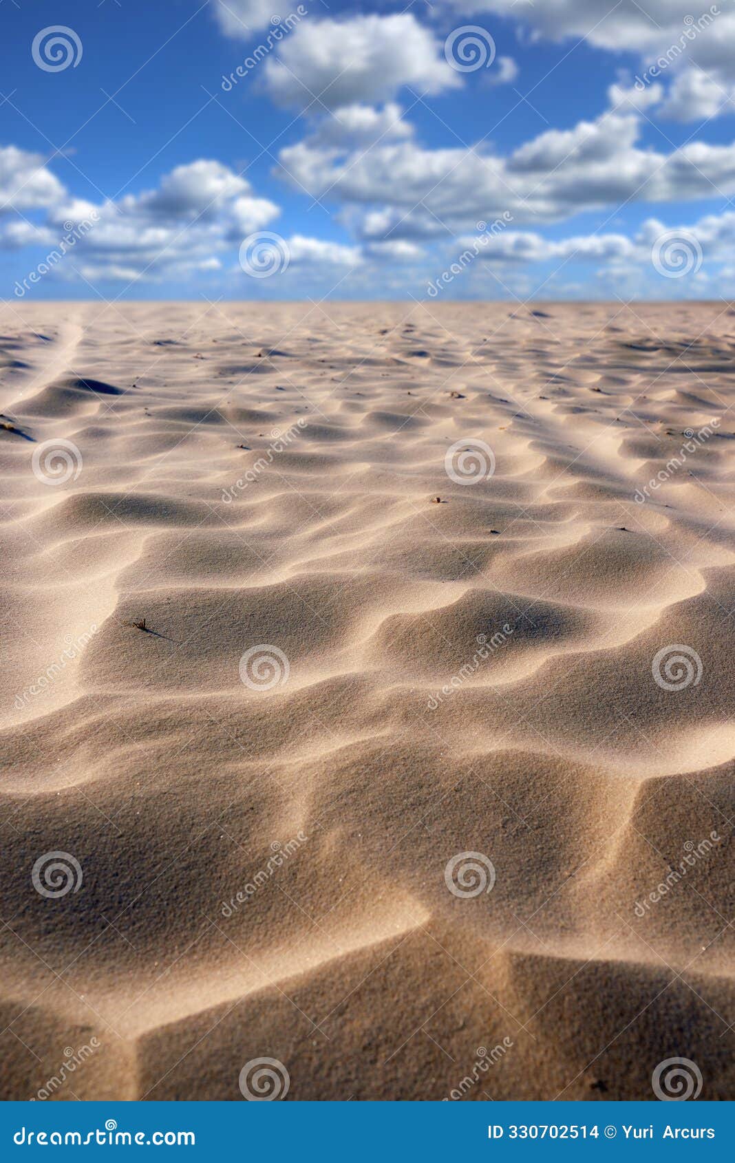 Sky, Texture and Pattern of Sand on Beach, Material and Dimension with ...