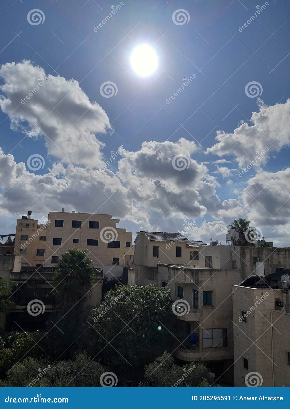 Sky Time Nice View of Clouded Nice Sun Stock Image - Image of ...