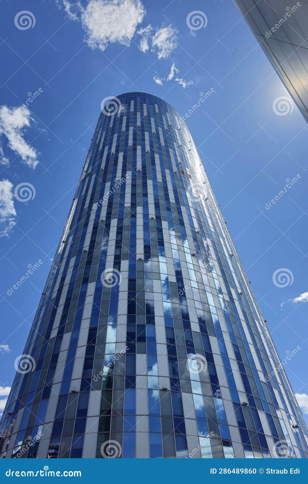 Sky Tower Building in Bucharest Stock Photo - Image of building, tower ...