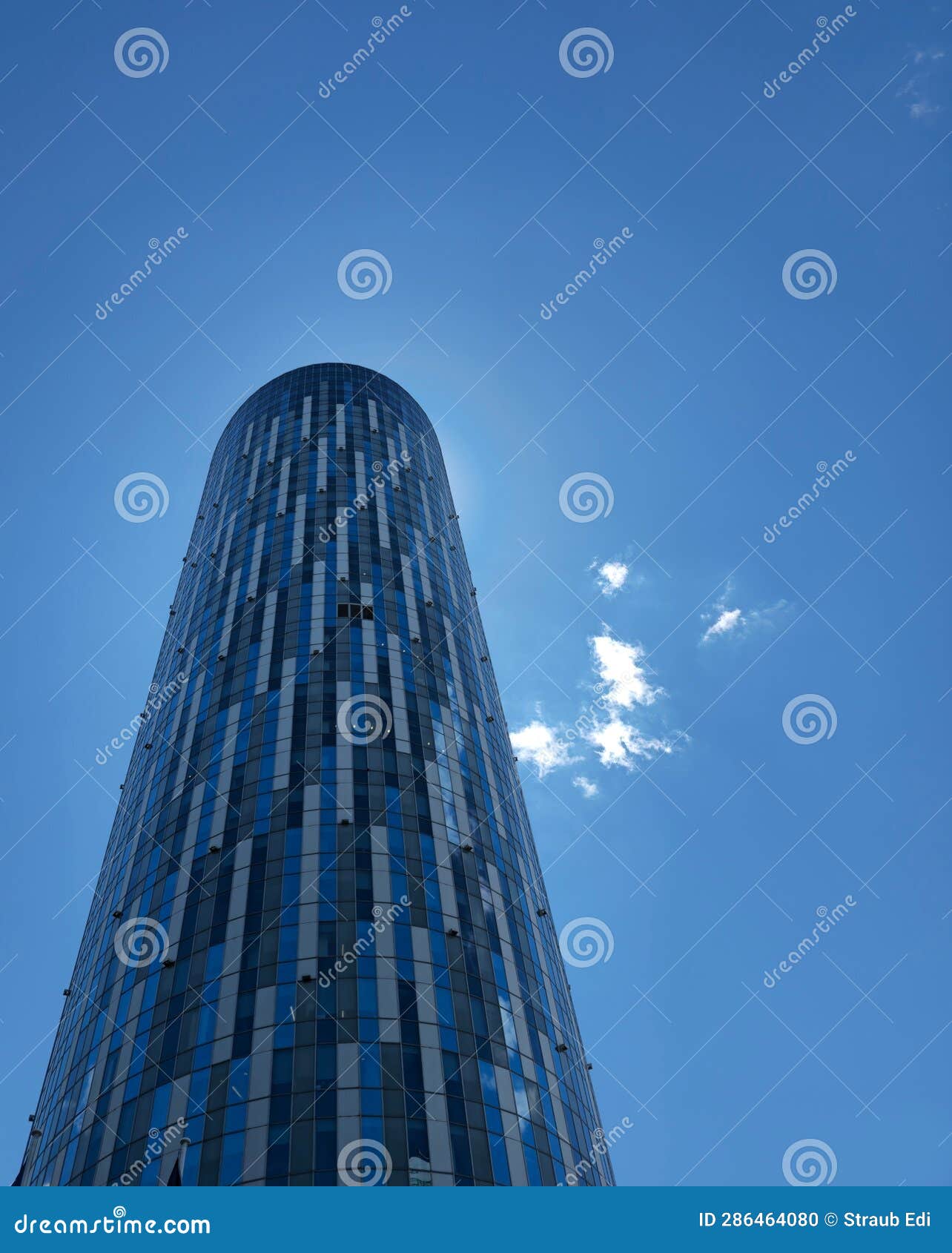 Sky Tower Building in Bucharest Stock Photo - Image of building ...