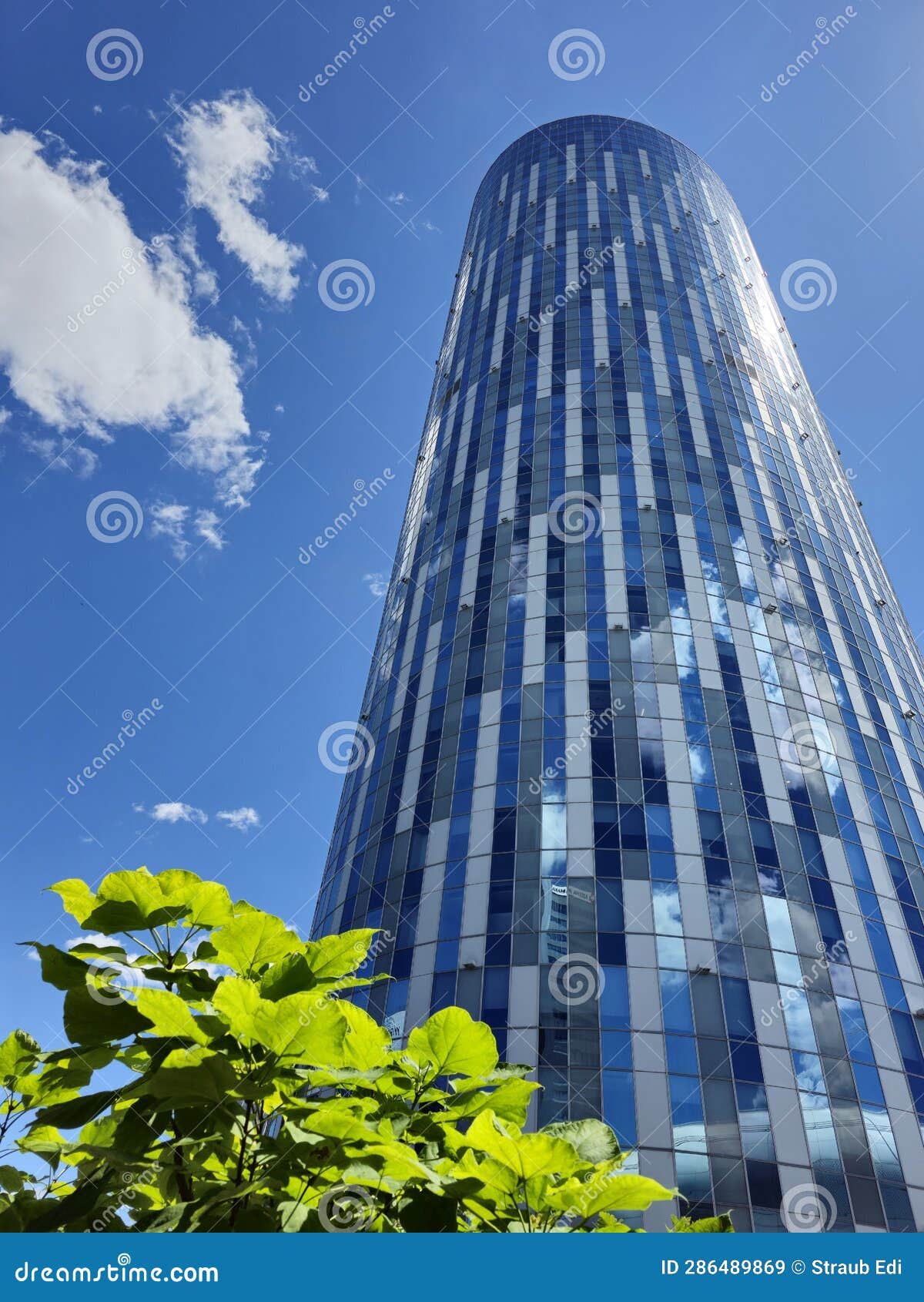 Sky Tower Building in Bucharest Stock Image - Image of modern ...