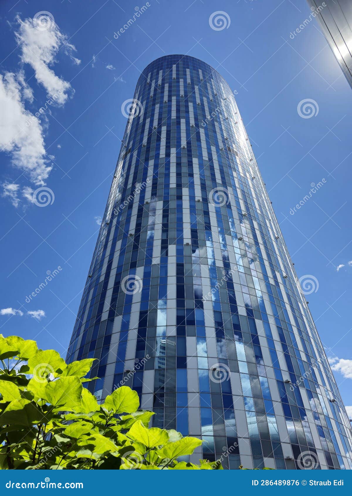 Sky Tower Building in Bucharest Stock Photo - Image of building, modern ...