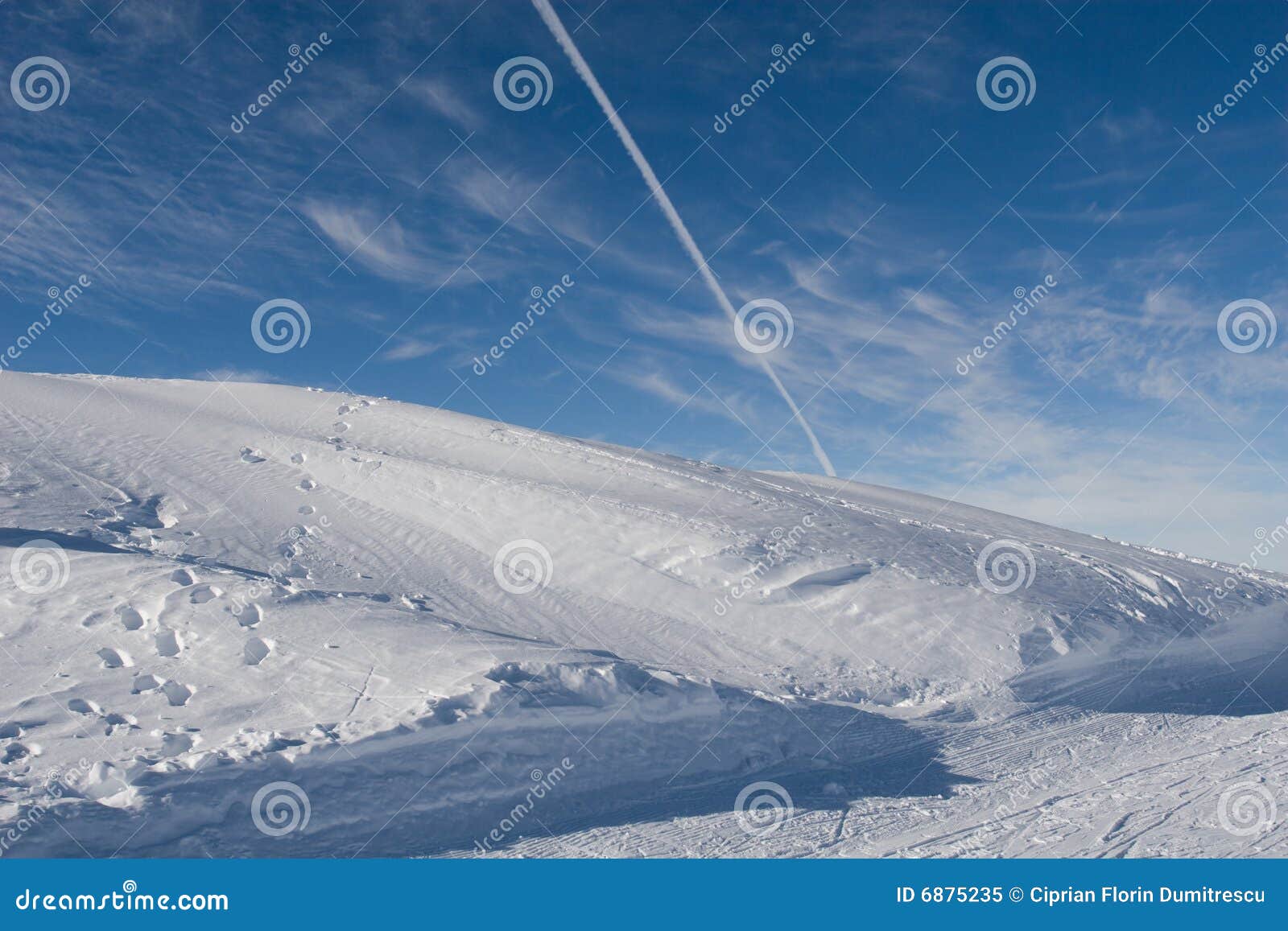 Sky tracks stock image. Image of natural, foot, outdoor - 6875235