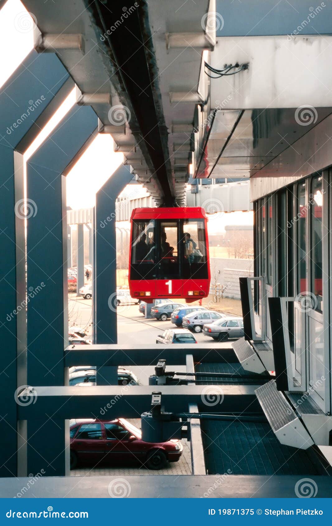 A Guideway Bus System Or Guided Busway, Yutorito Line, Track Near Ozone ...