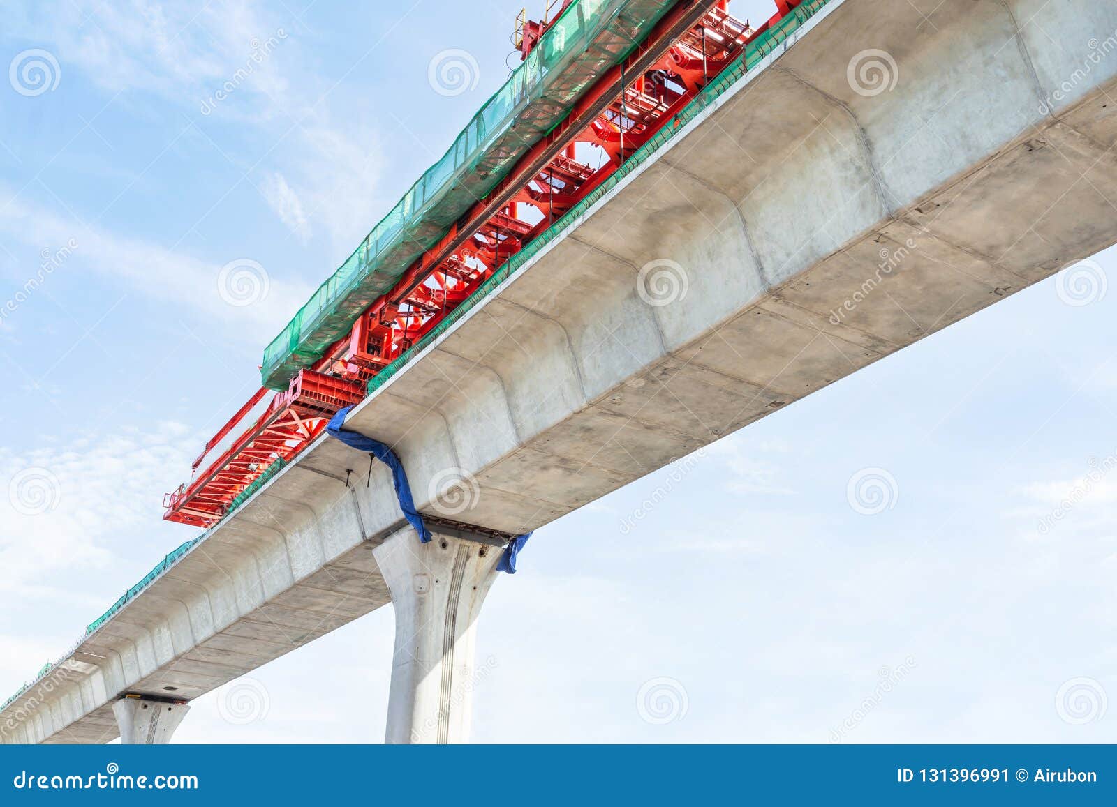 Public Transit Light Rail Train Crossing Bridge Over Water Royalty-Free ...