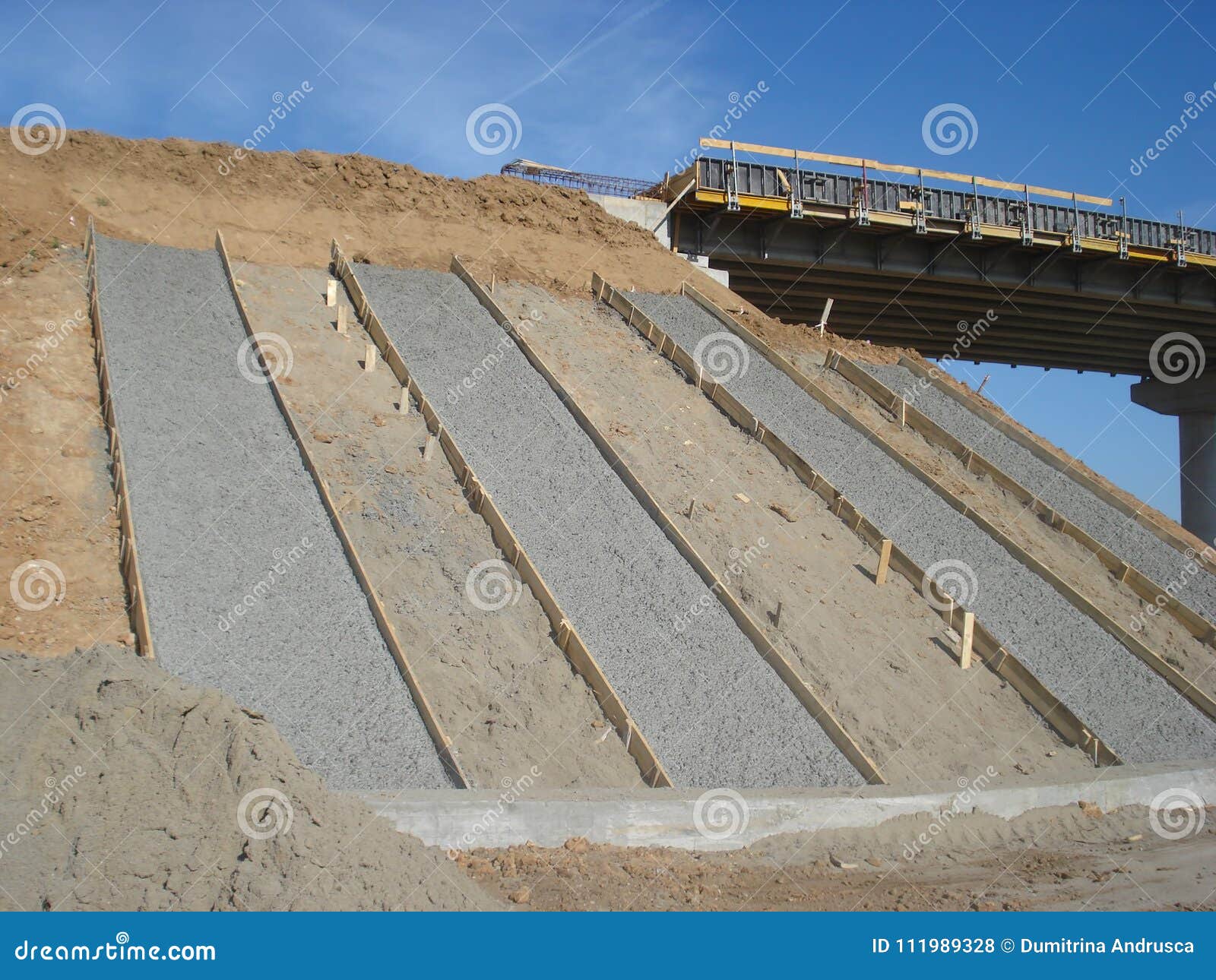 Sky Train Under Construction Stock Photo - Image of blue, modern: 111989328