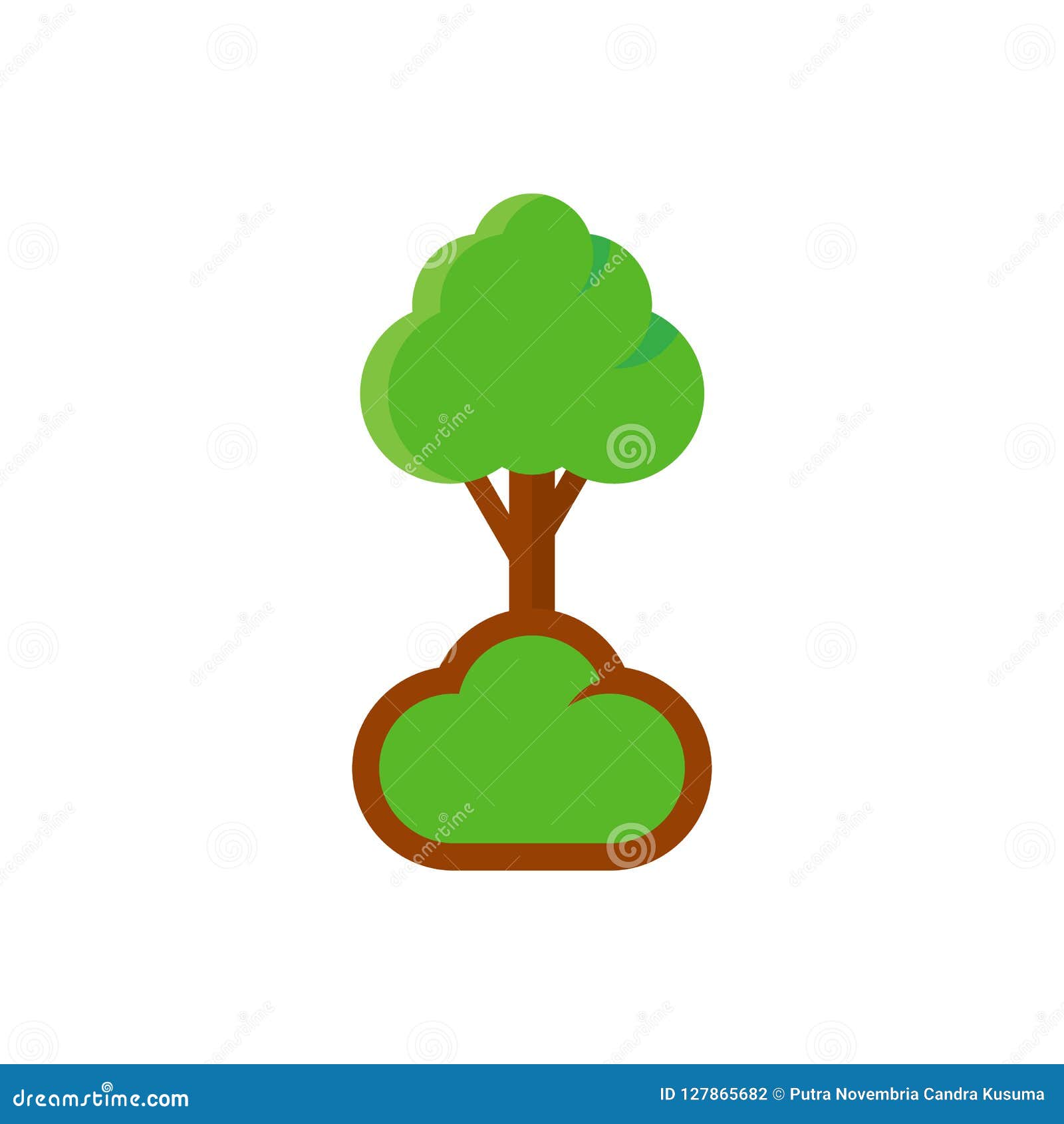 Sky Tree Logo Icon Design stock vector. Illustration of creative ...