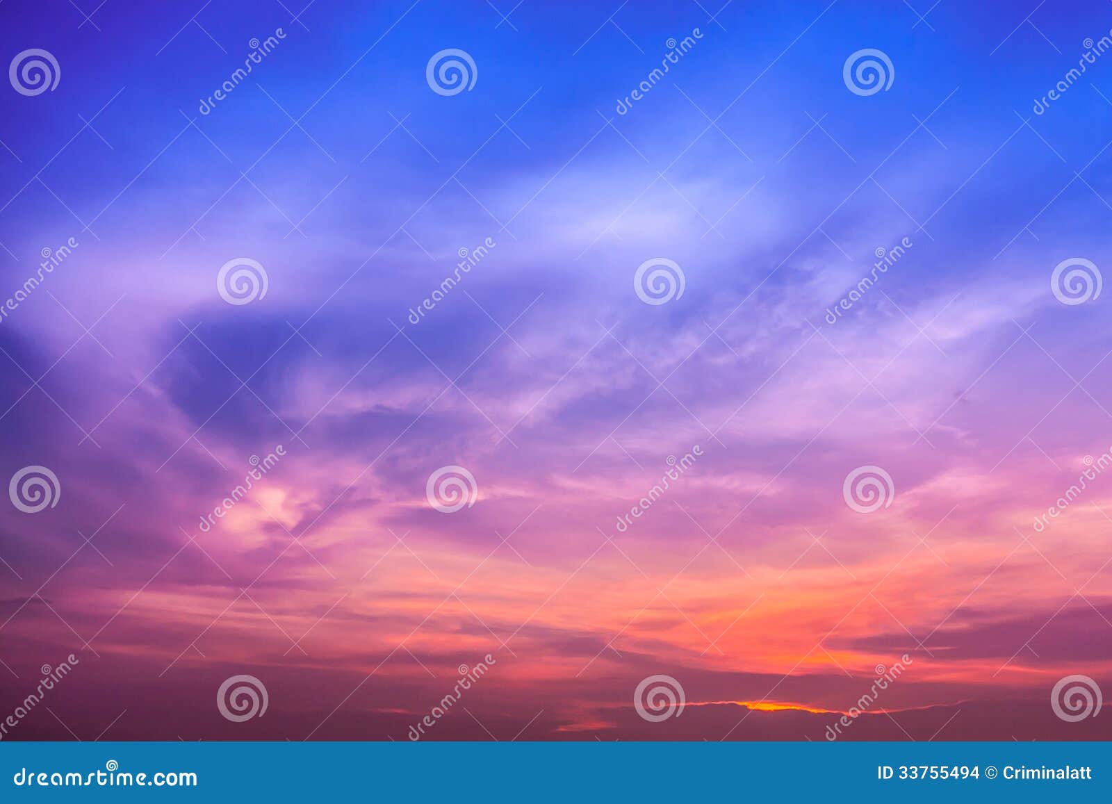 Sky in twilight time stock photo. Image of evening, purple - 33755494
