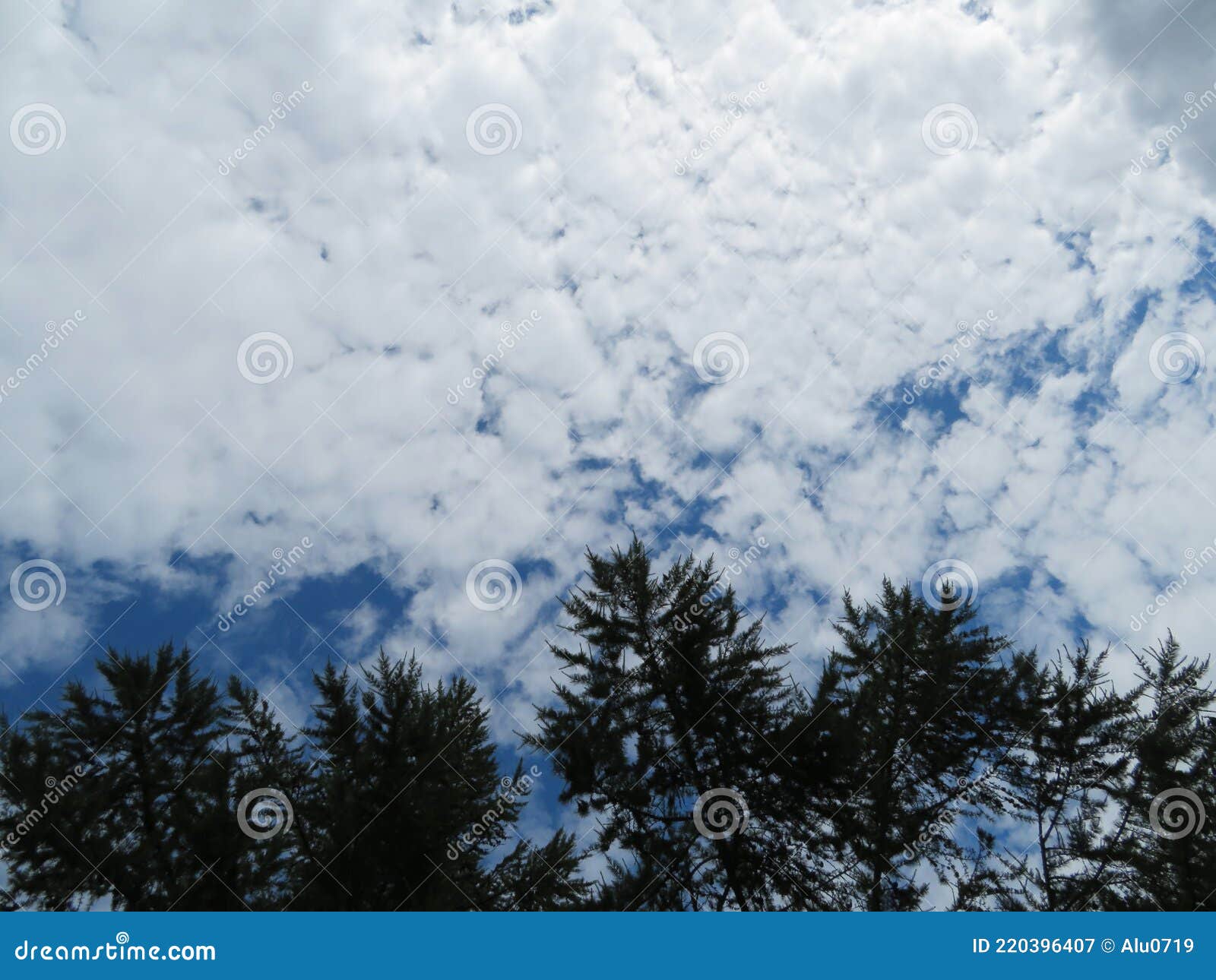 Sky with Variable Cloudiness Stock Image - Image of cumulus, cloudy ...