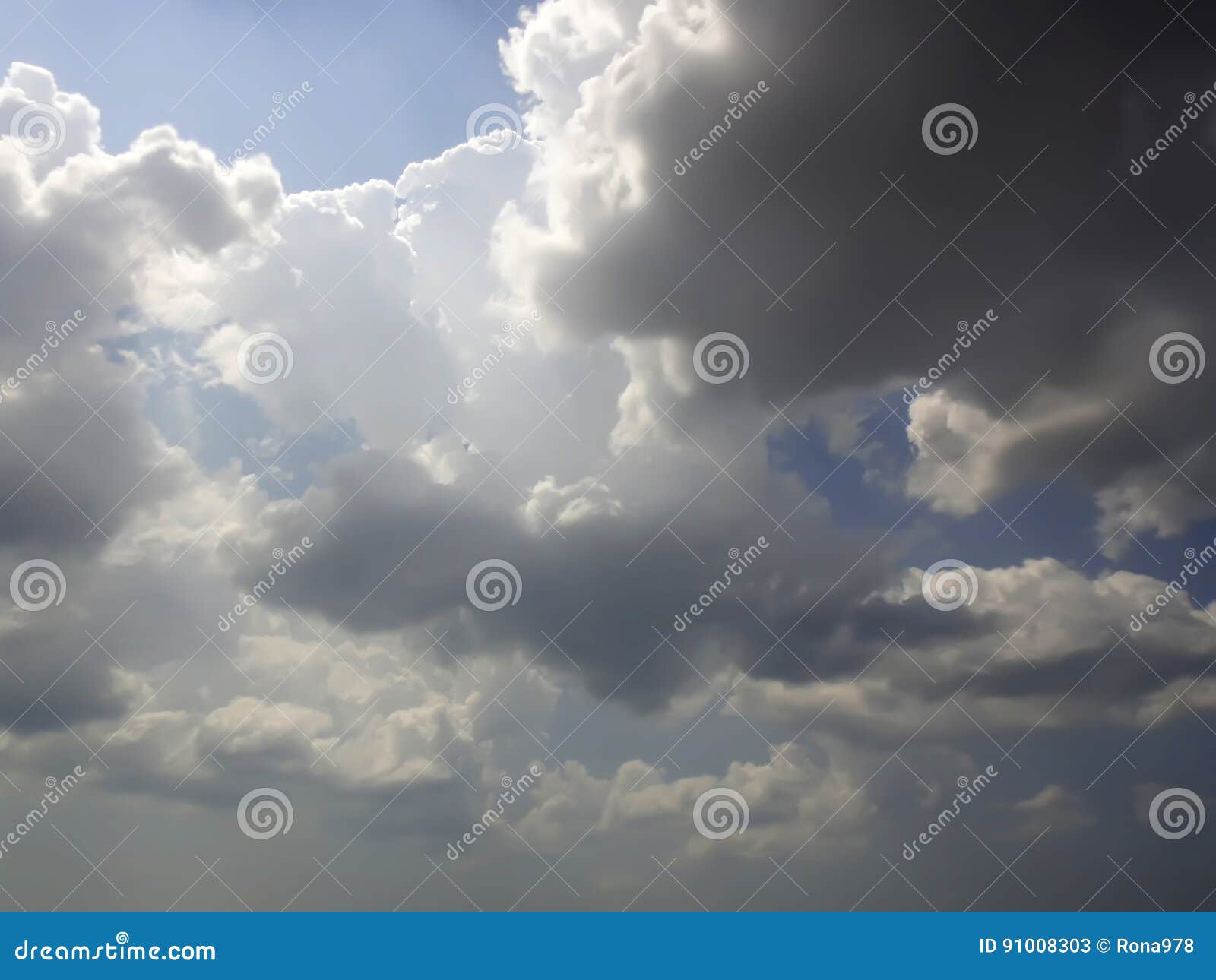 Sky stock illustration. Illustration of cloud, land, clouds - 91008303