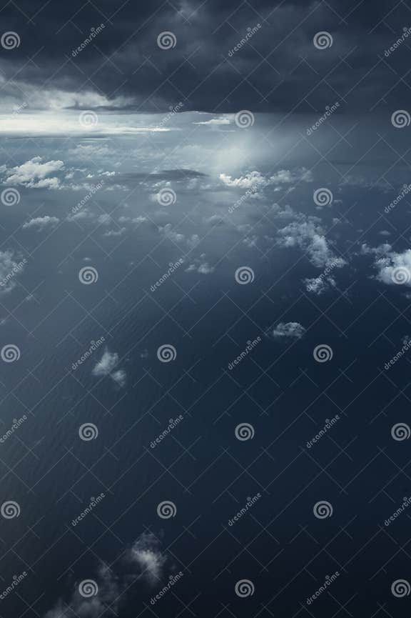Sky View from Above the Clouds Stock Photo - Image of white, view ...