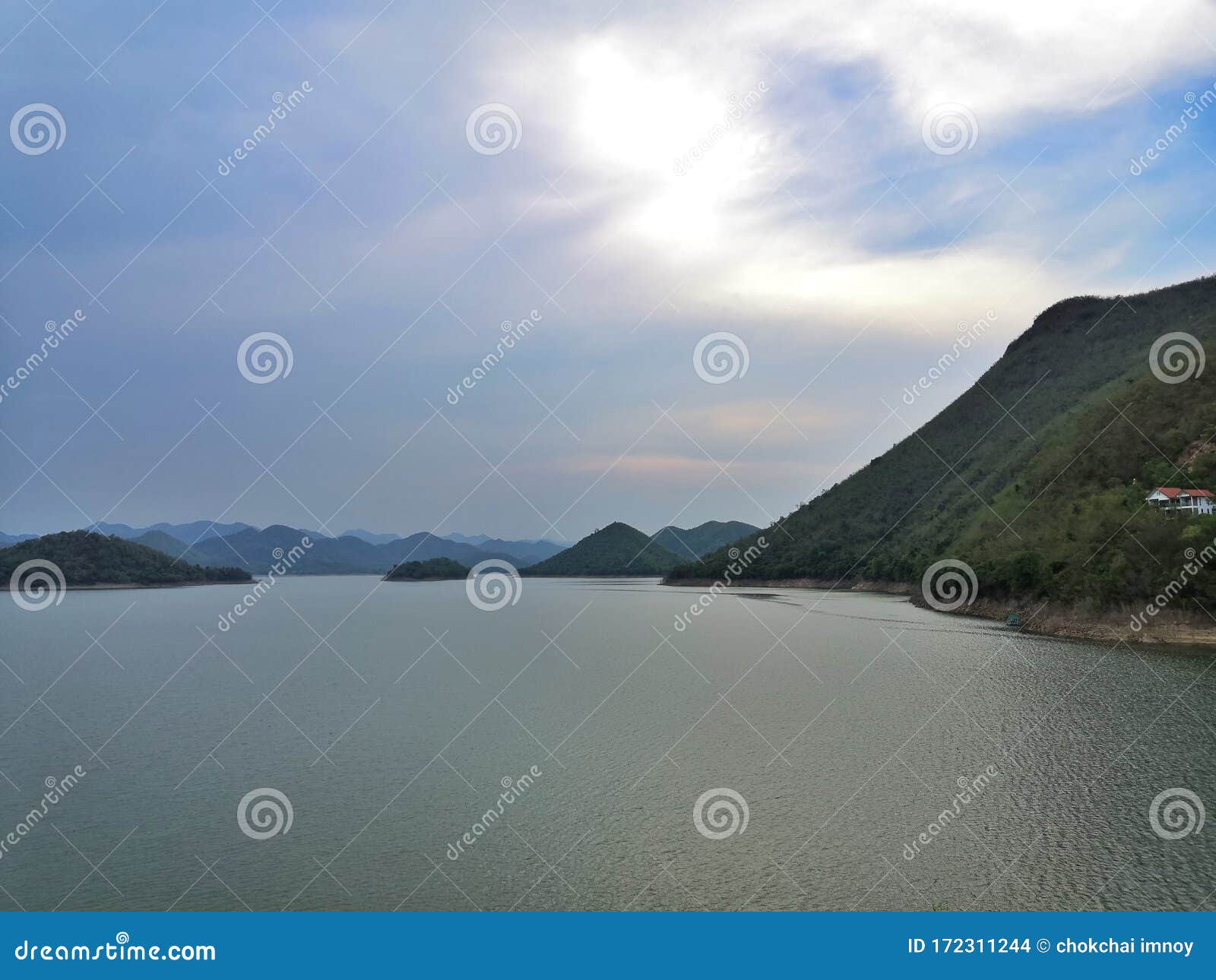 Sky view on the dam stock photo. Image of pluzine, locations - 172311244